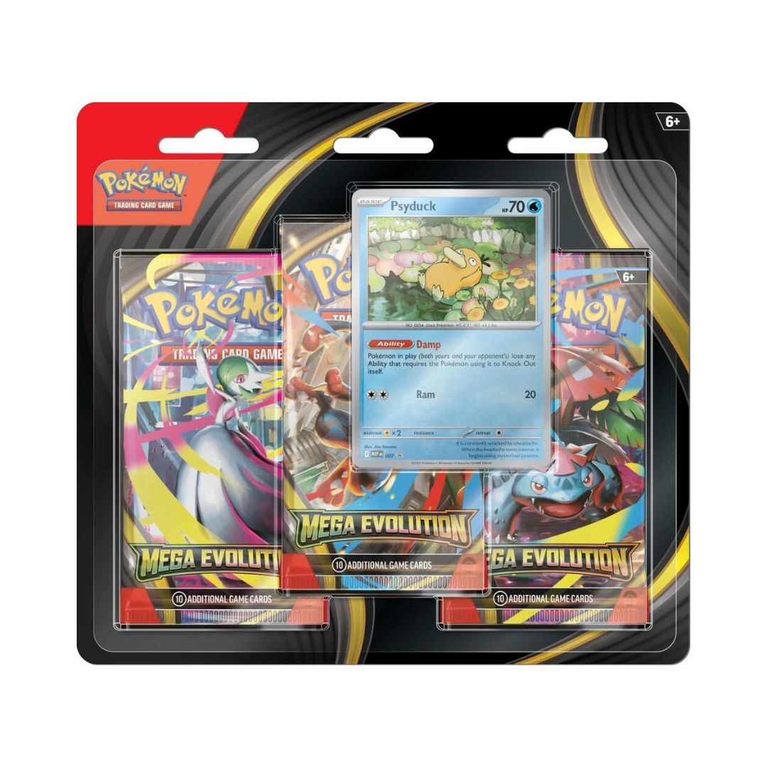 Mega Evolution 3-Pack Blister Psyduck - Pokémon TCG – POKEJOTTA