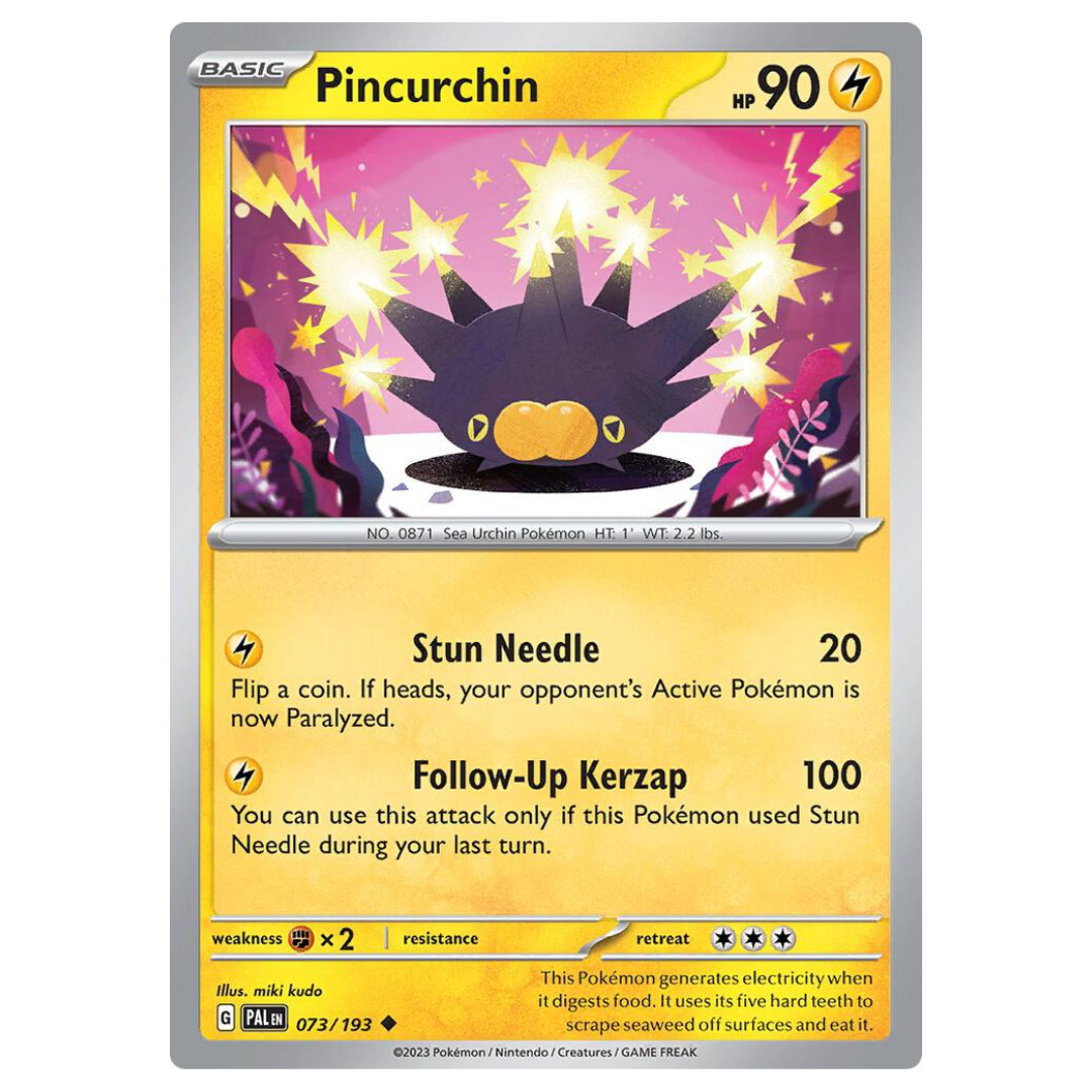Pokémon TCG Pincurchin - 073/193 - Paldea Evolved Singles – POKEJOTTA