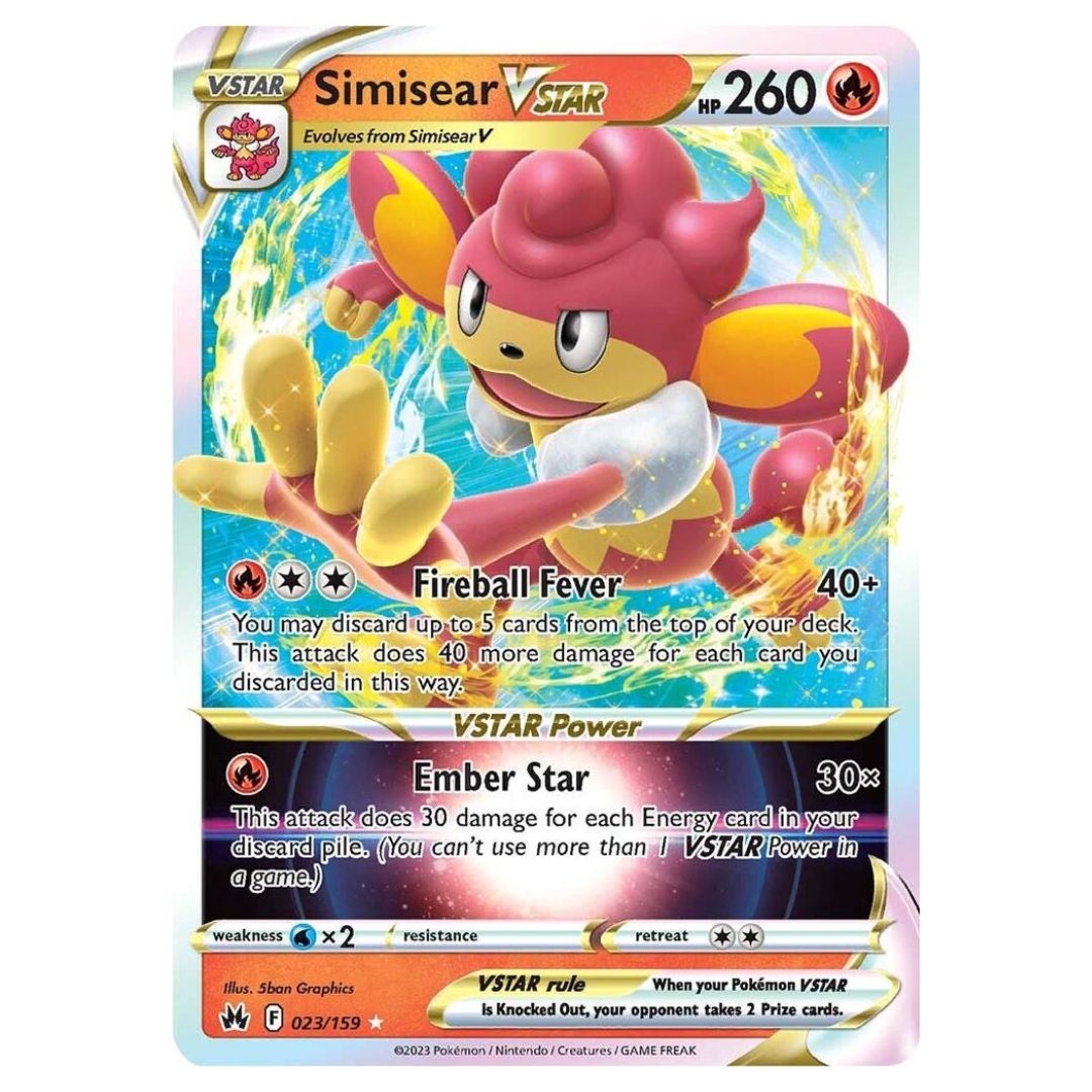 Simisear VSTAR - 023/159 - Cartas Pokémon Crown Zenith – POKEJOTTA